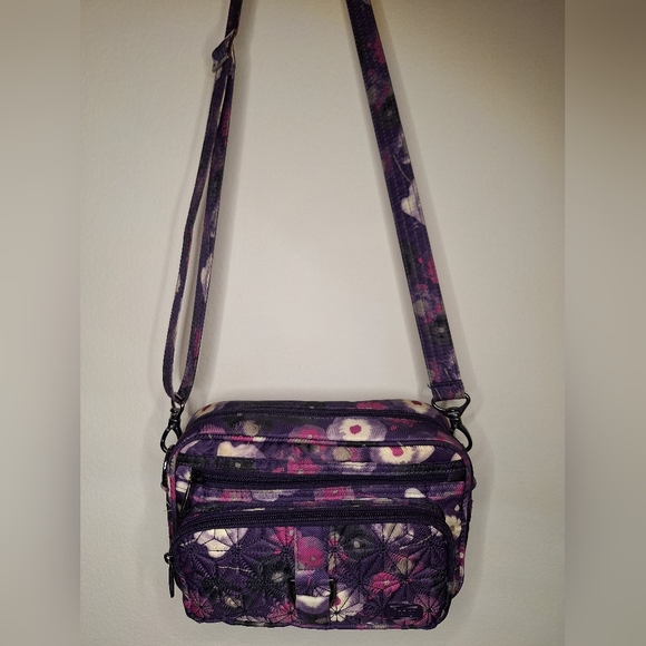 lug | Bags | Lug Carousel Watercolor Purple Crossbody Bag Beltbag ...